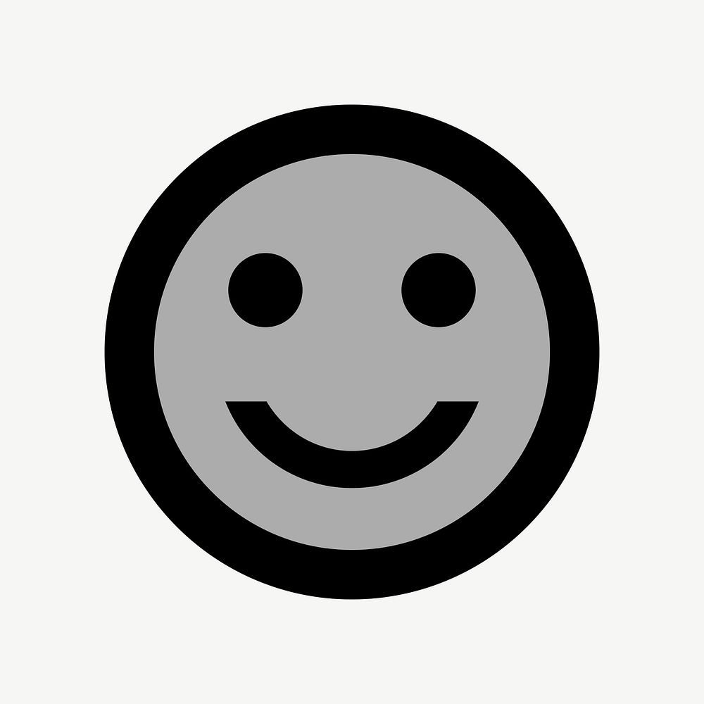 Smiling emoticon flat icon psd | Free PSD - rawpixel