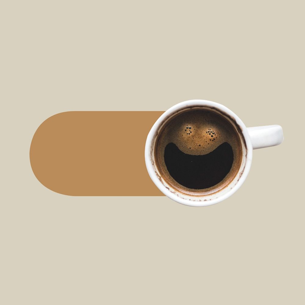 Coffee cup slide icon | Free Photo Illustration - rawpixel