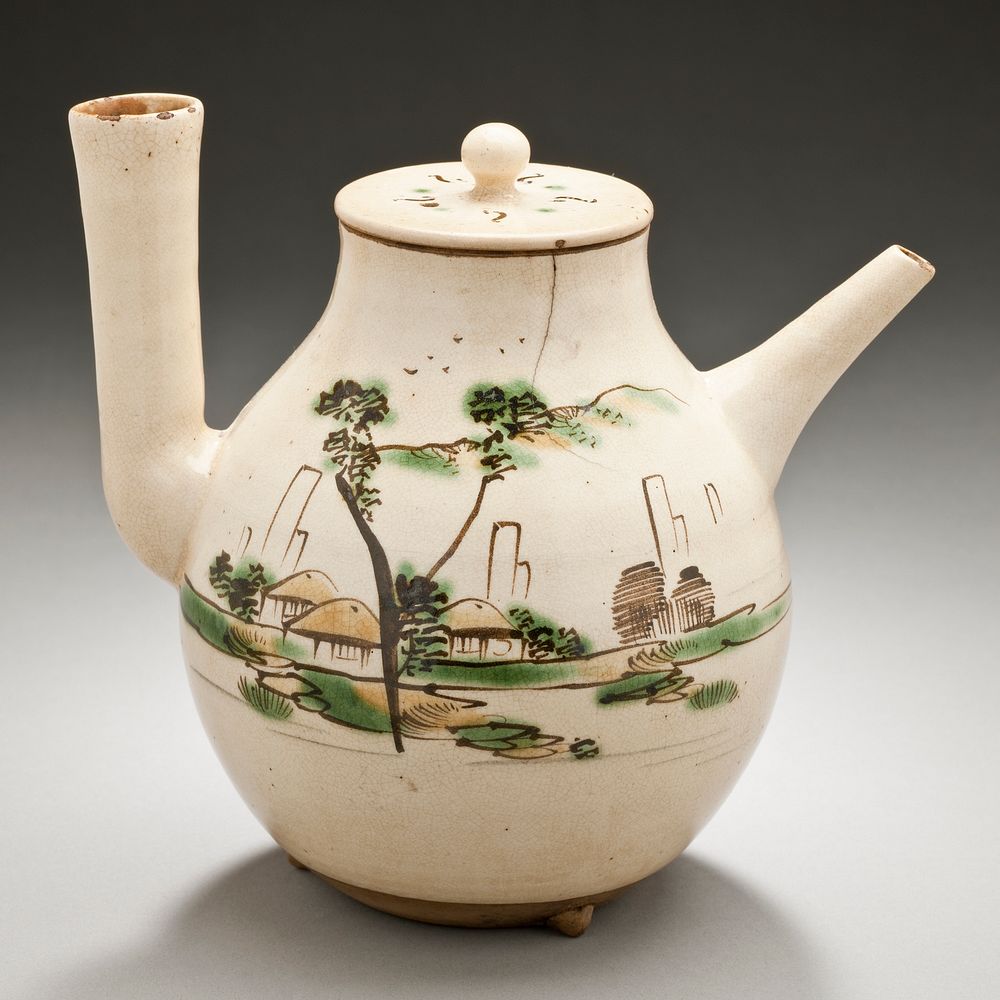 Sake Server with Landscape Design | Free Photo - rawpixel