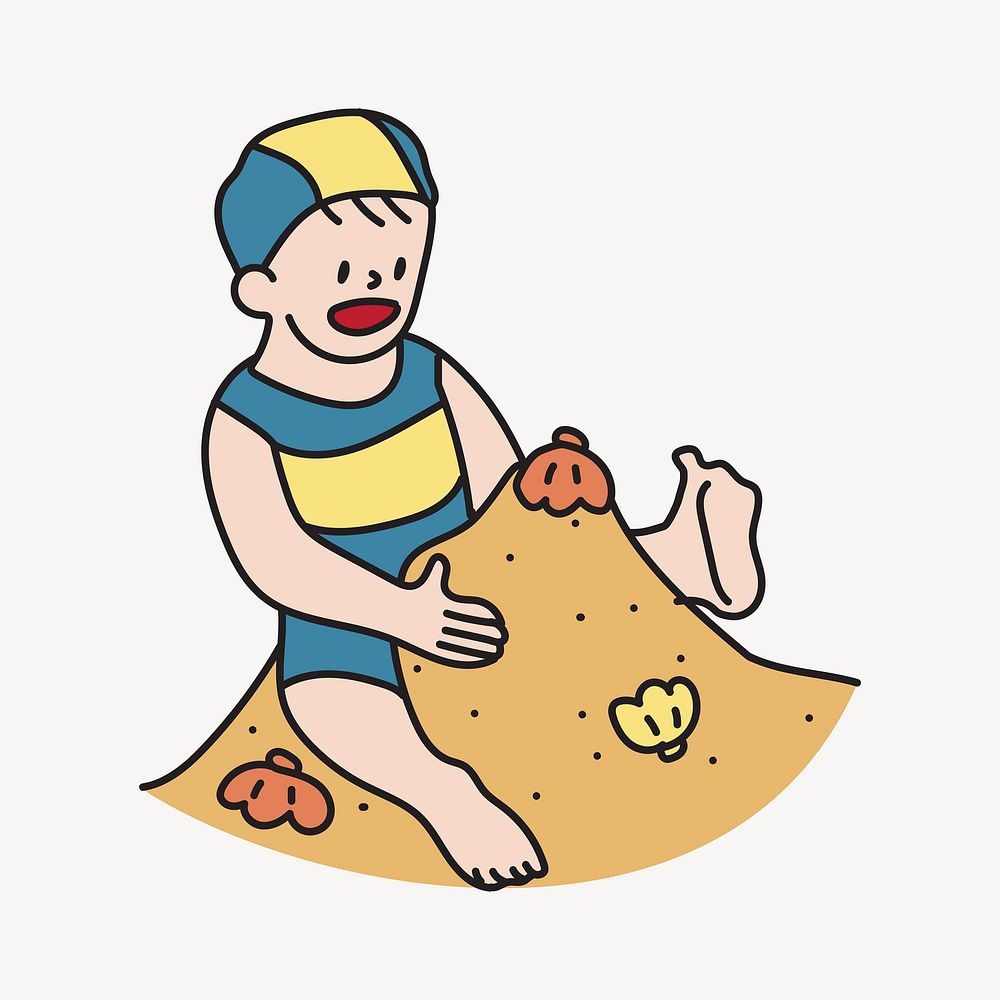 Child playing with sand doodle | Free Photo - rawpixel