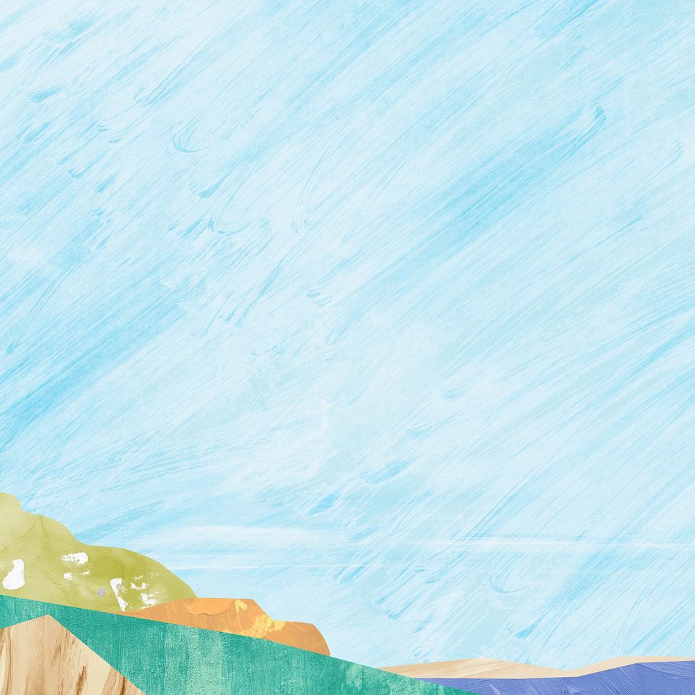 Abstract nature landscape background, paper | Premium Photo ...