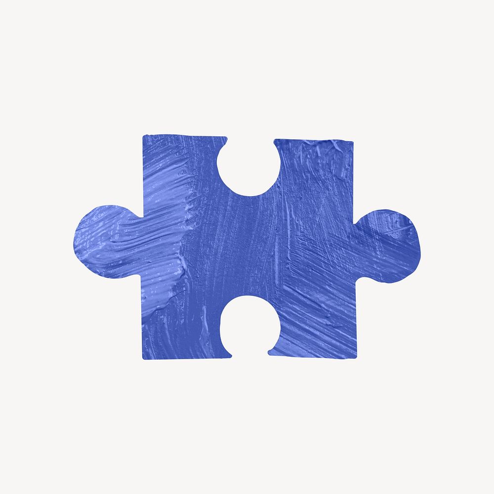Blue puzzle piece, paper craft | Premium Photo Illustration - rawpixel