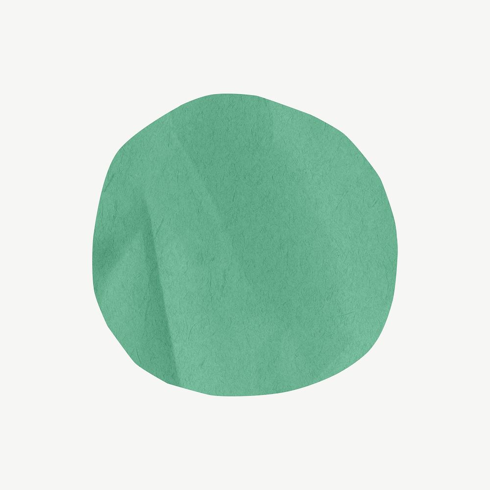 Green circle shape, paper craft | Premium PSD - rawpixel