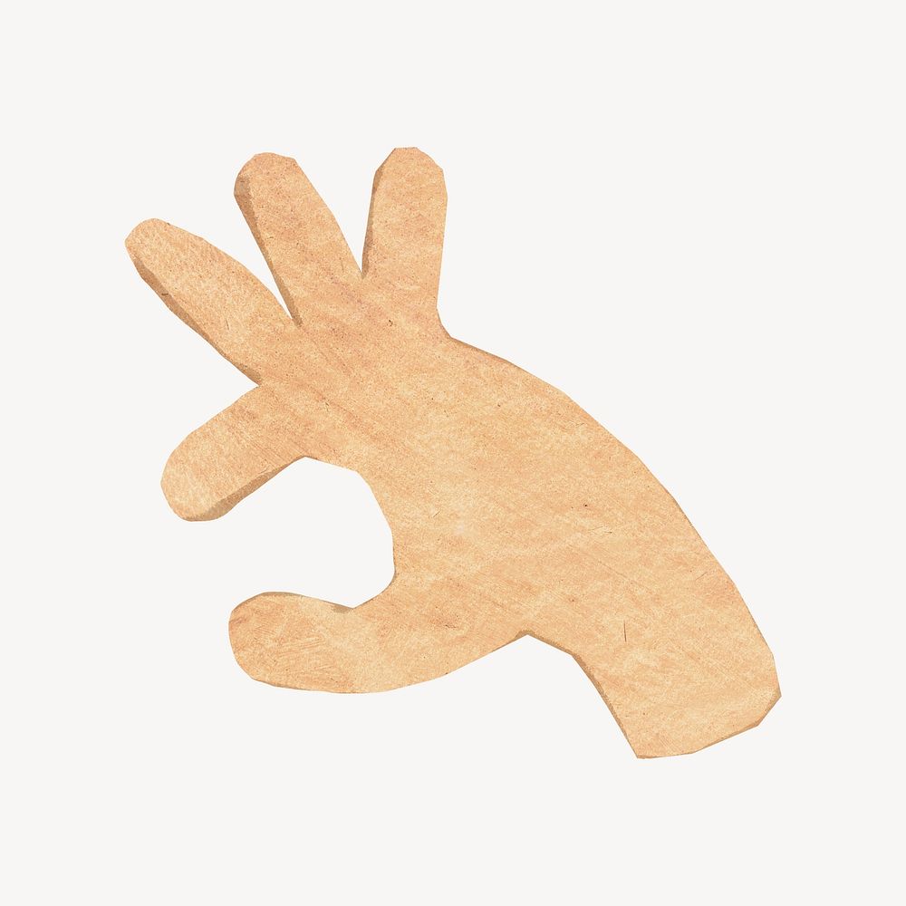 Okay hand gesture, paper craft | Free Photo Illustration - rawpixel