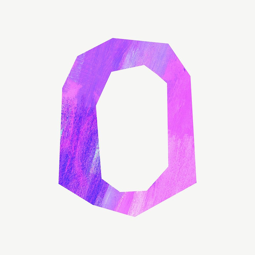 0 number zero, paper craft | Premium PSD - rawpixel