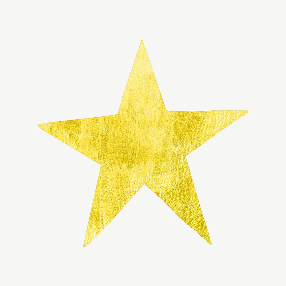 Yellow star shape, paper craft | Premium PSD - rawpixel