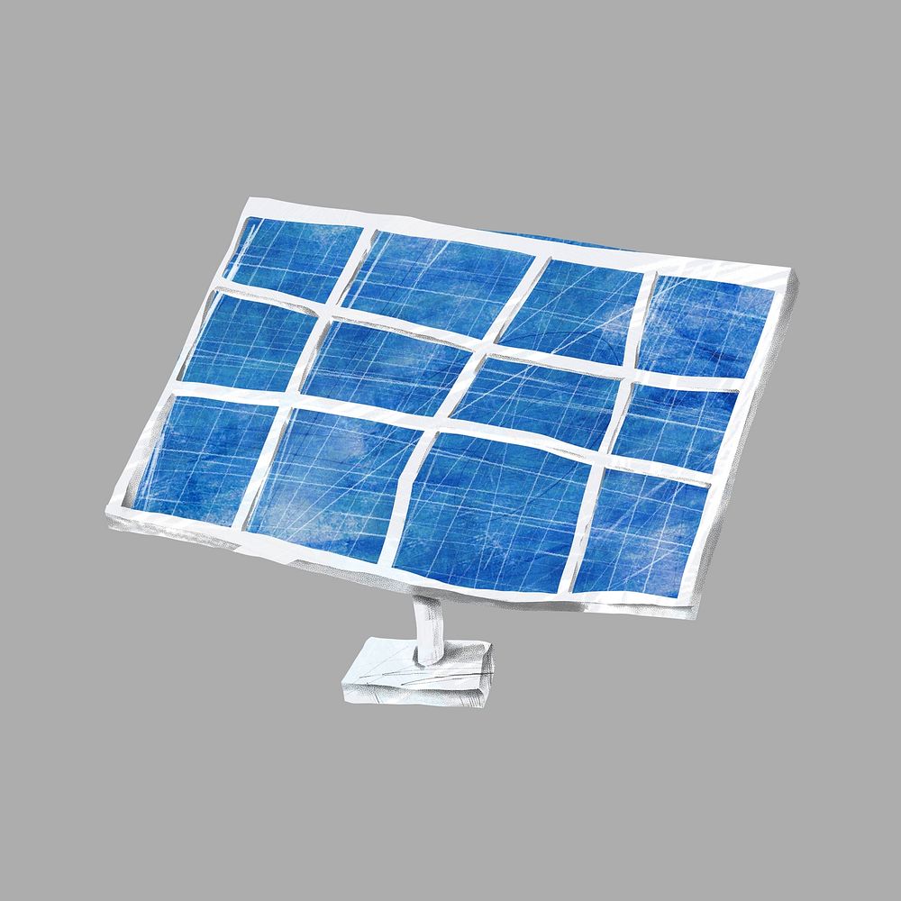 Solar panel, environment paper craft | Premium PSD - rawpixel