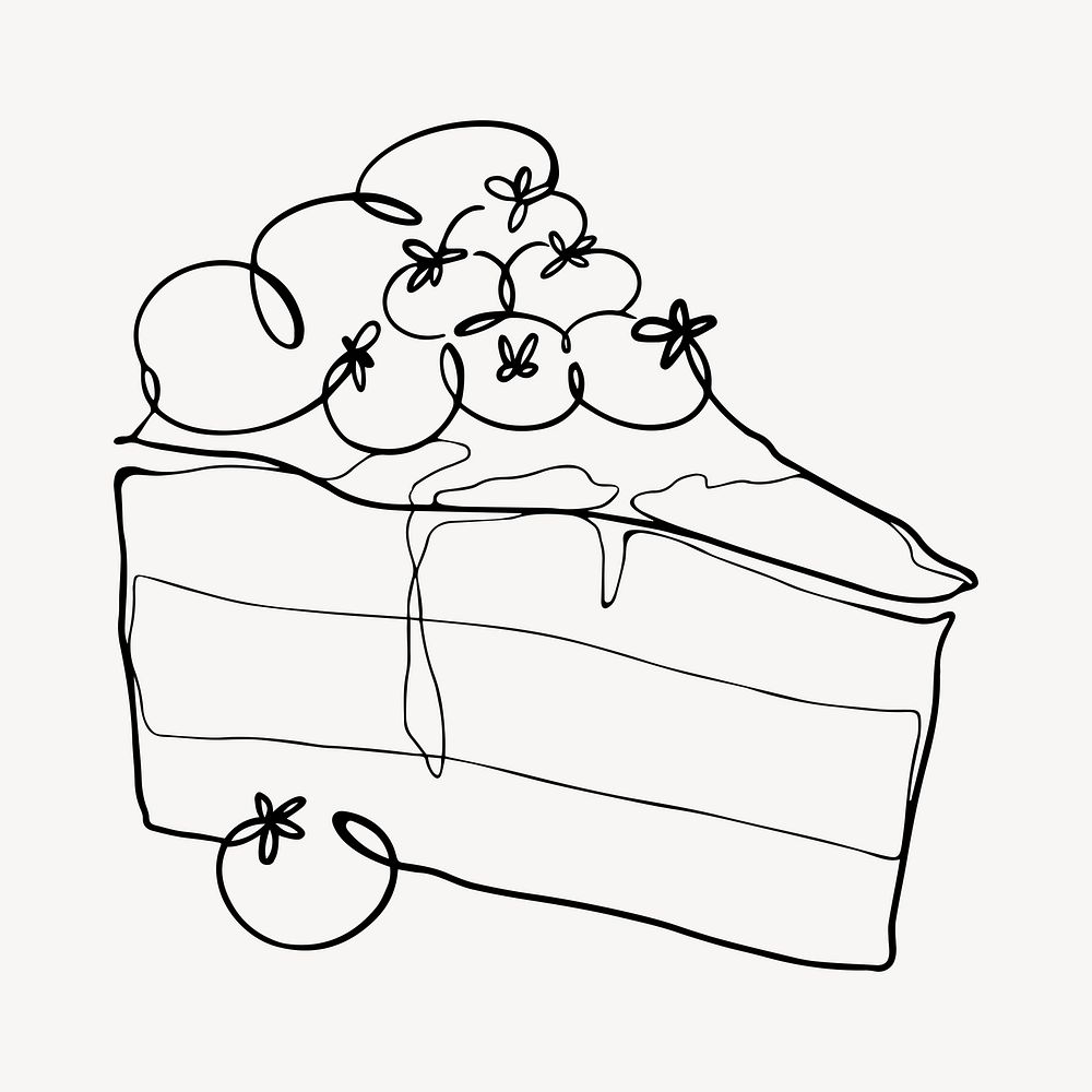 Berry cake, aesthetic illustration design | Premium Vector - rawpixel