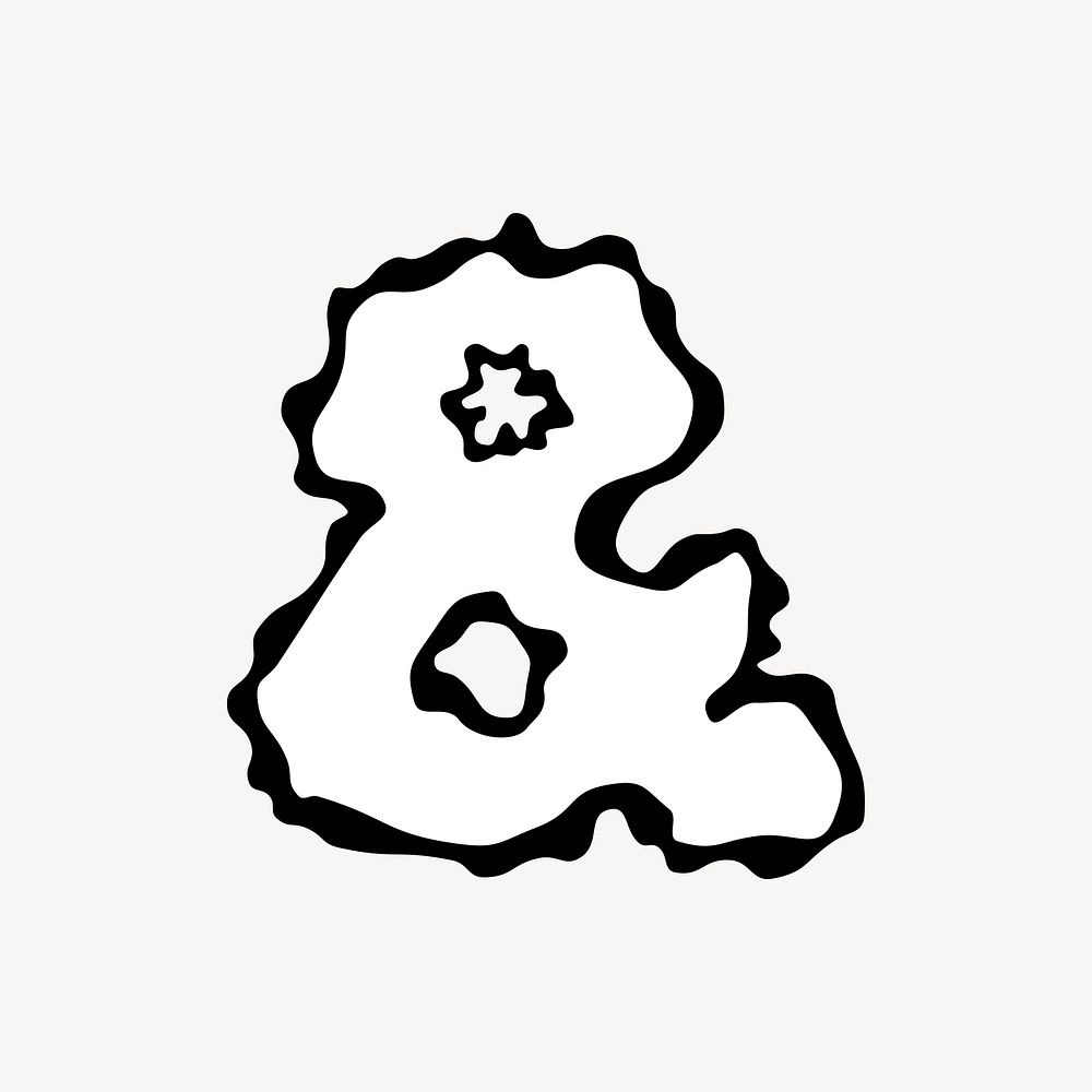 Ampersand sign, distorted symbol | Free Photo Illustration - rawpixel