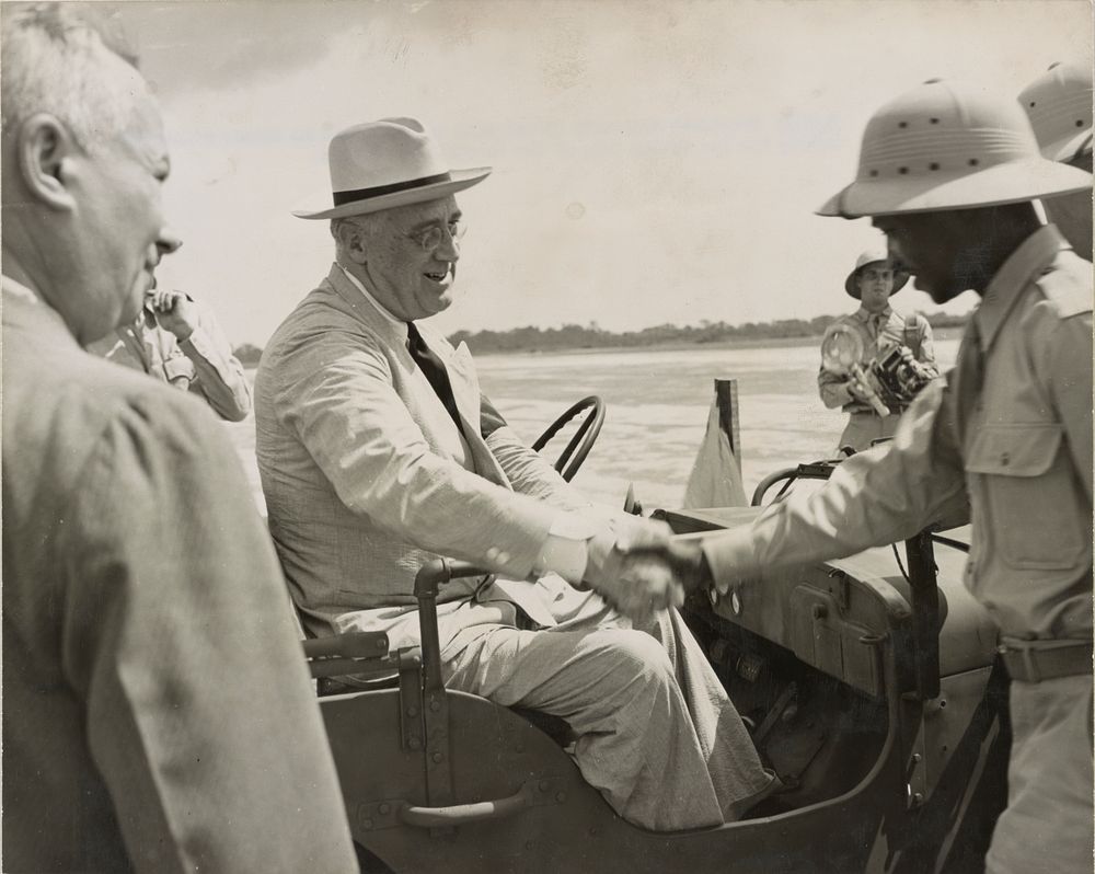 President Roosevelt's Liberian visit. President | Free Photo - rawpixel