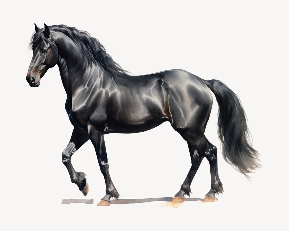 Horse stallion standing animal. | Premium Photo - rawpixel