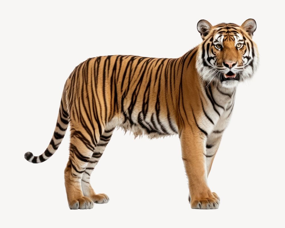 Tiger wildlife standing animal. AI | Free Photo - rawpixel