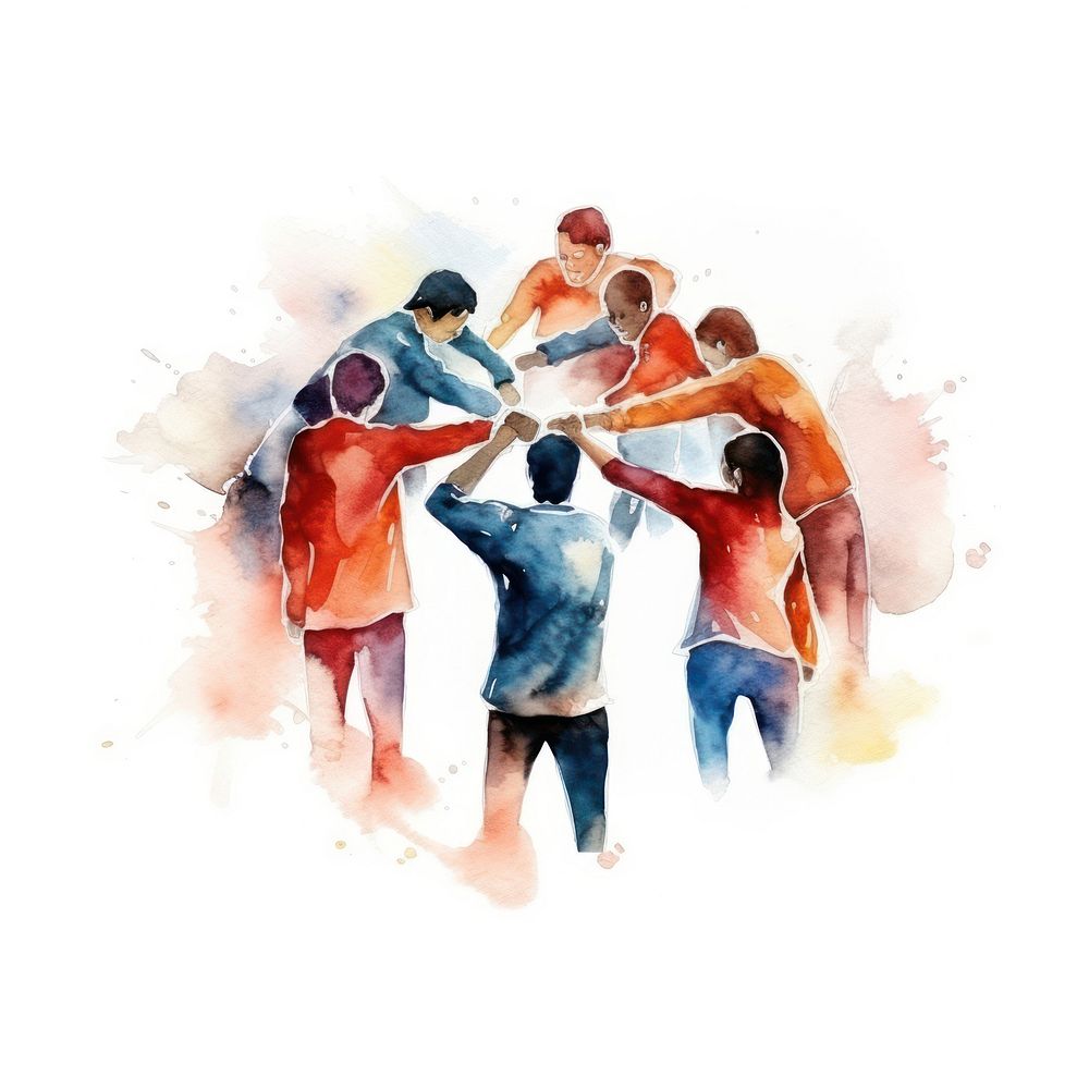 Teamwork painting sports adult. AI | Free Photo Illustration - rawpixel
