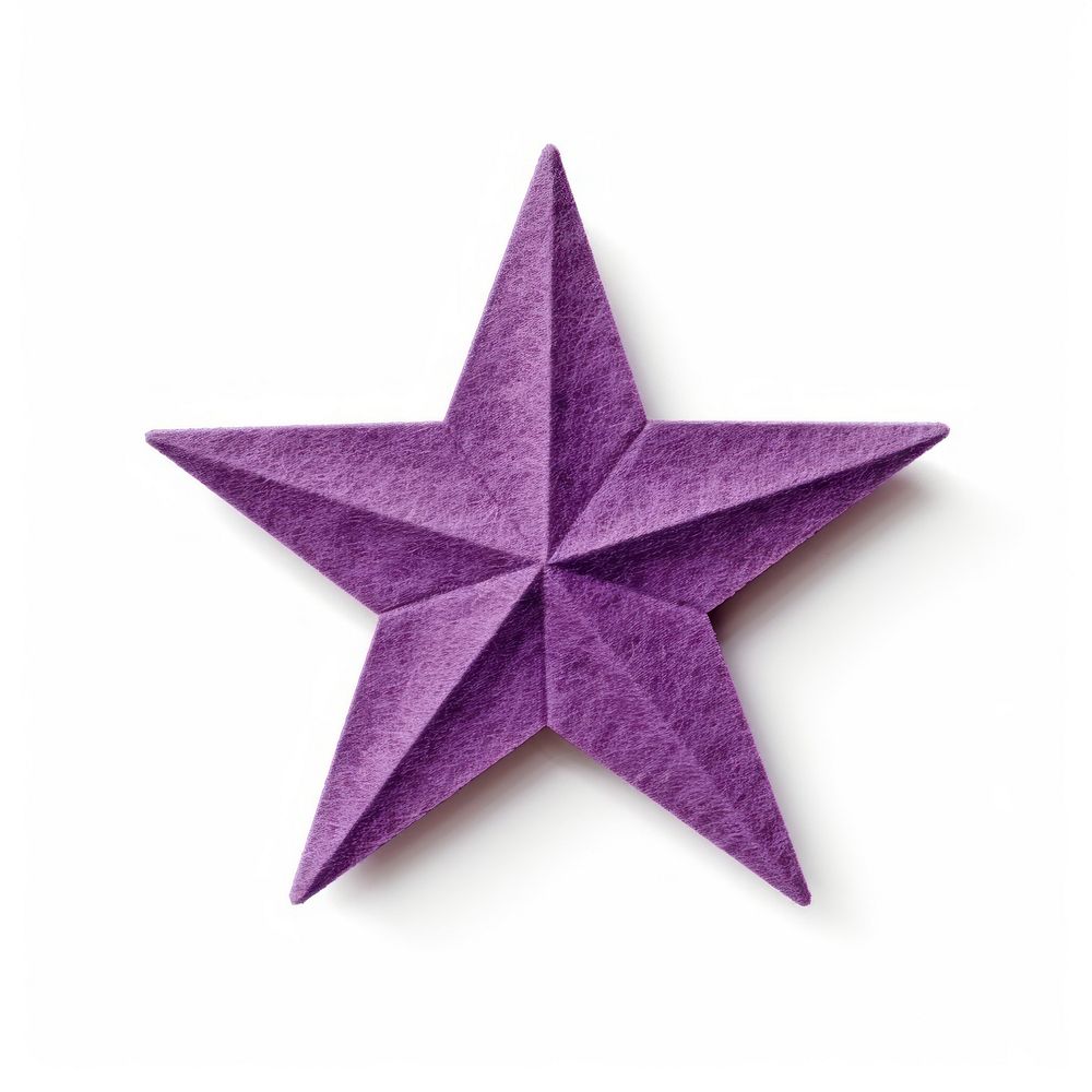 Paper purple star white background | Free Photo Illustration - rawpixel