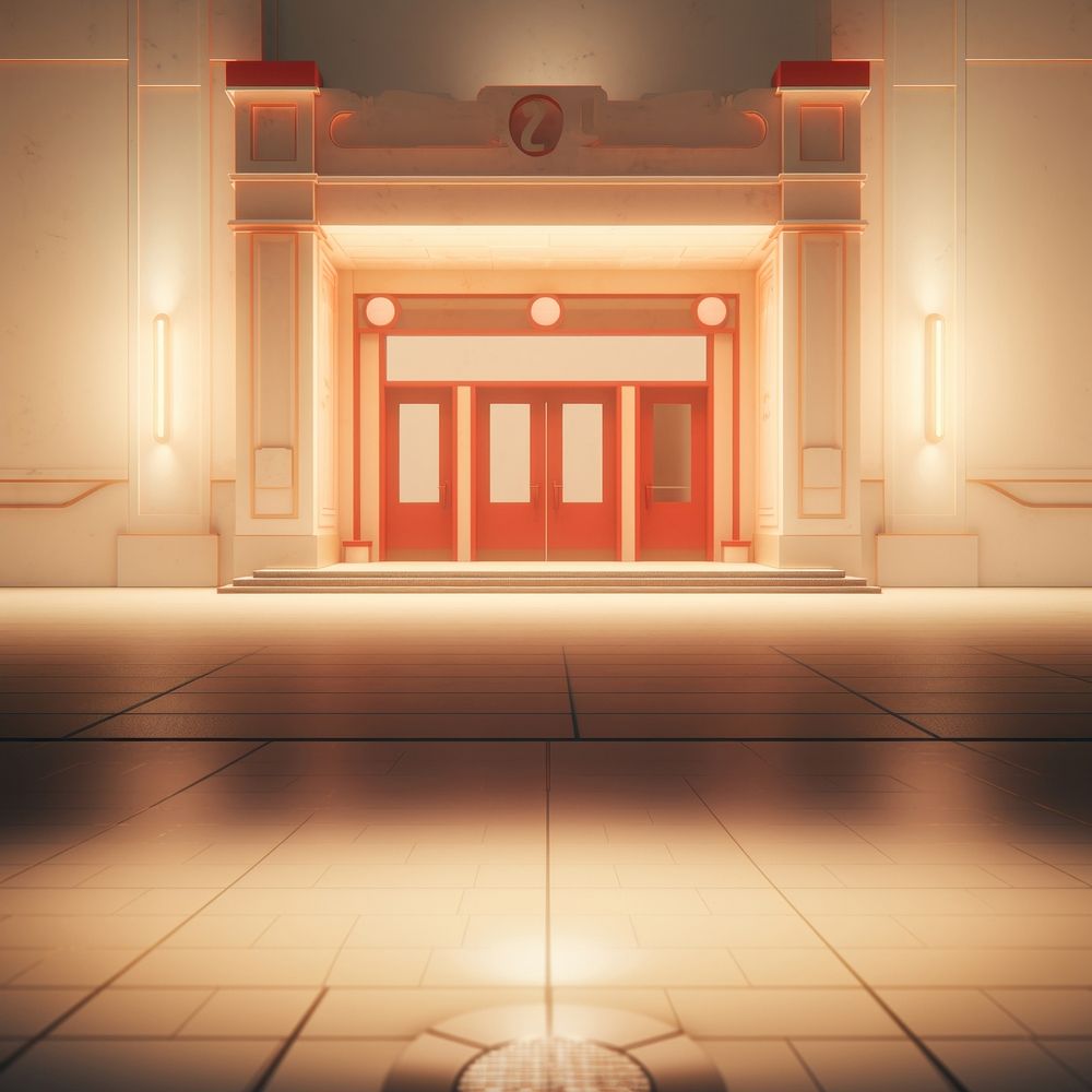 Architecture building entrance flooring. AI | Free Photo Illustration ...