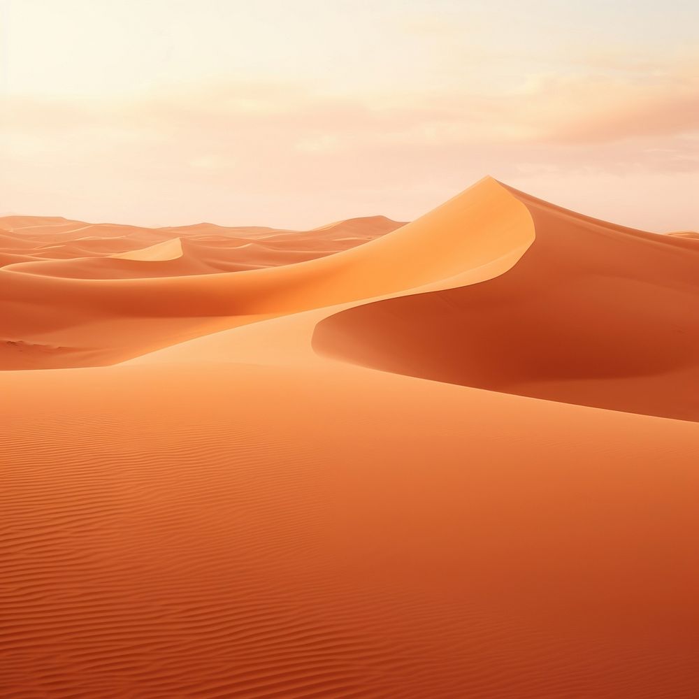 Desert outdoors horizon nature. AI | Free Photo - rawpixel
