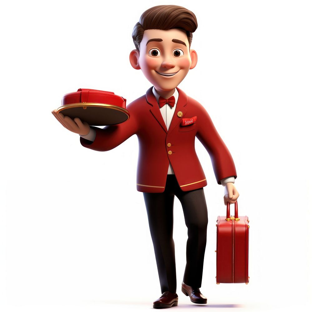 Briefcase portrait standing suitcase. | Free Photo Illustration - rawpixel