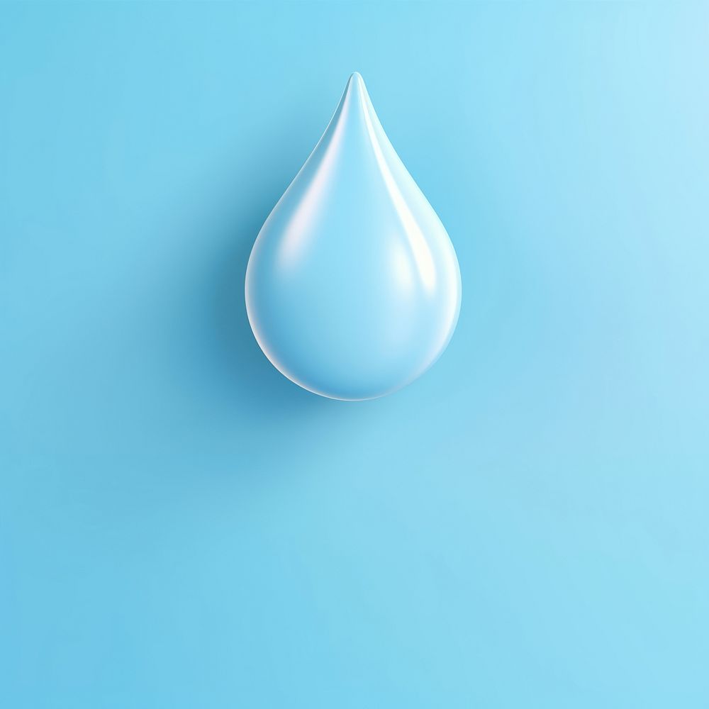 Blue drop simplicity turquoise. | Free Photo Illustration - rawpixel