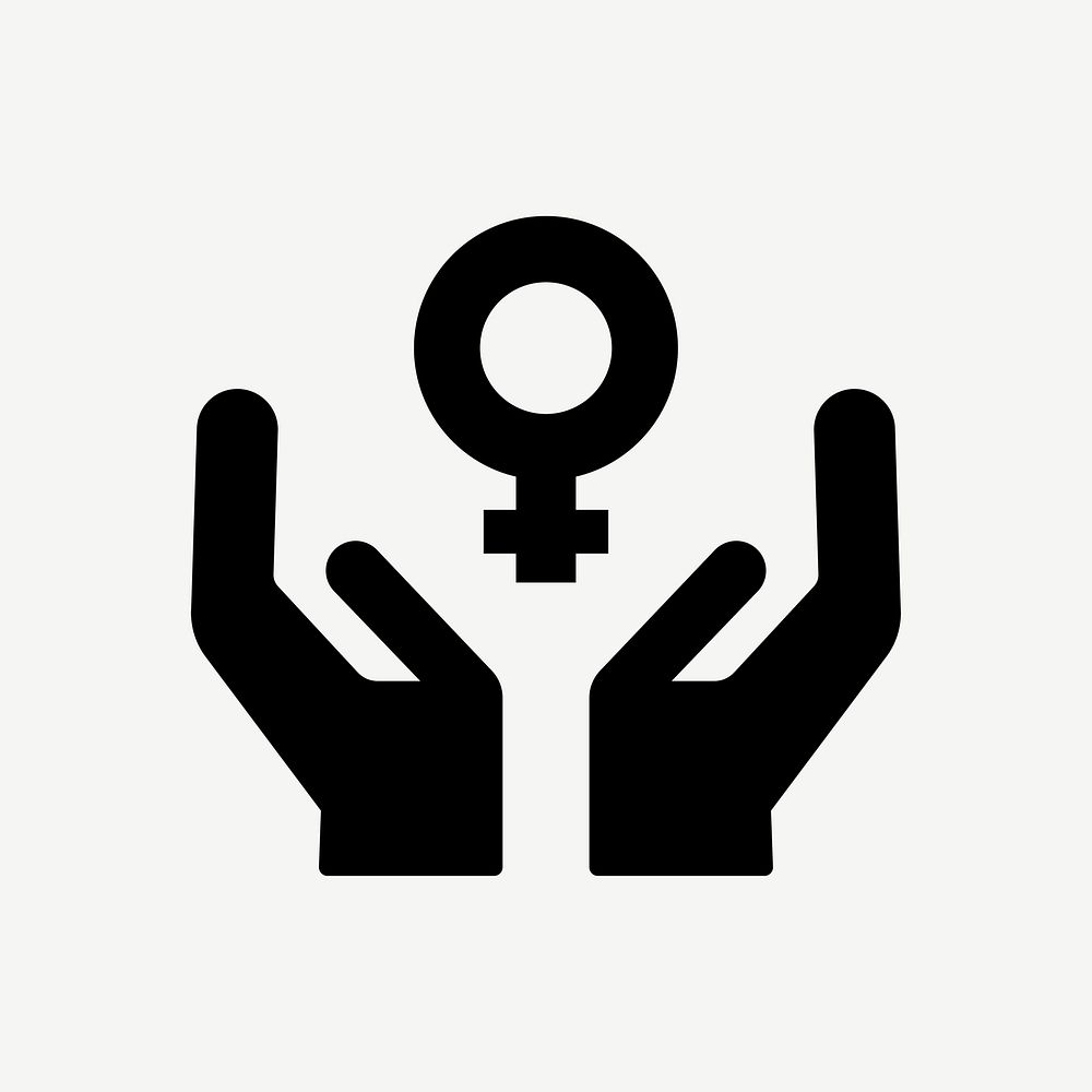 Women empowerment flat icon psd | Free PSD - rawpixel