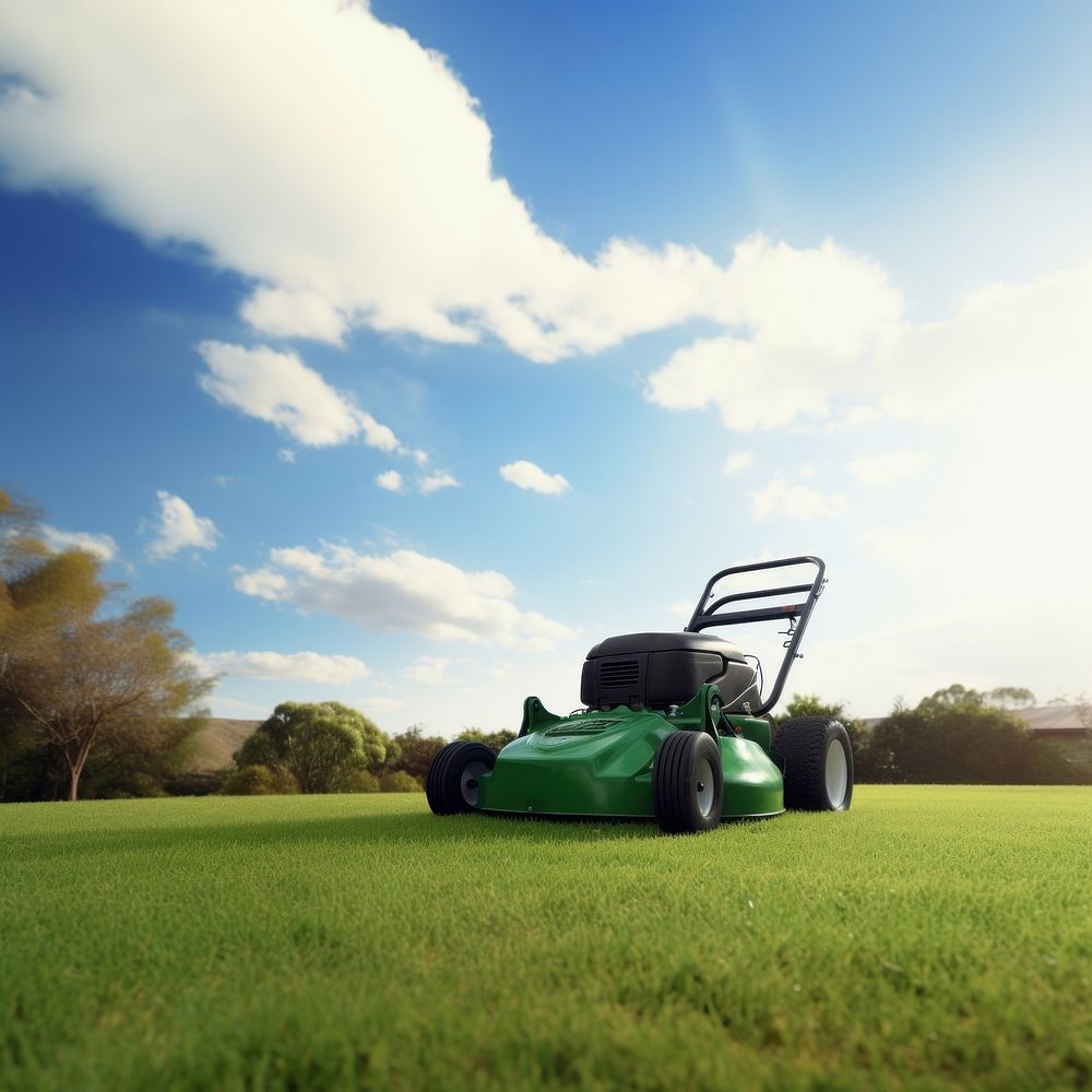 lawn mower plant grass field. | Free Photo - rawpixel