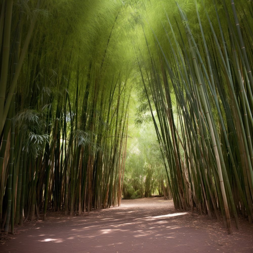 Bamboo landscape outdoors nature. AI | Free Photo - rawpixel