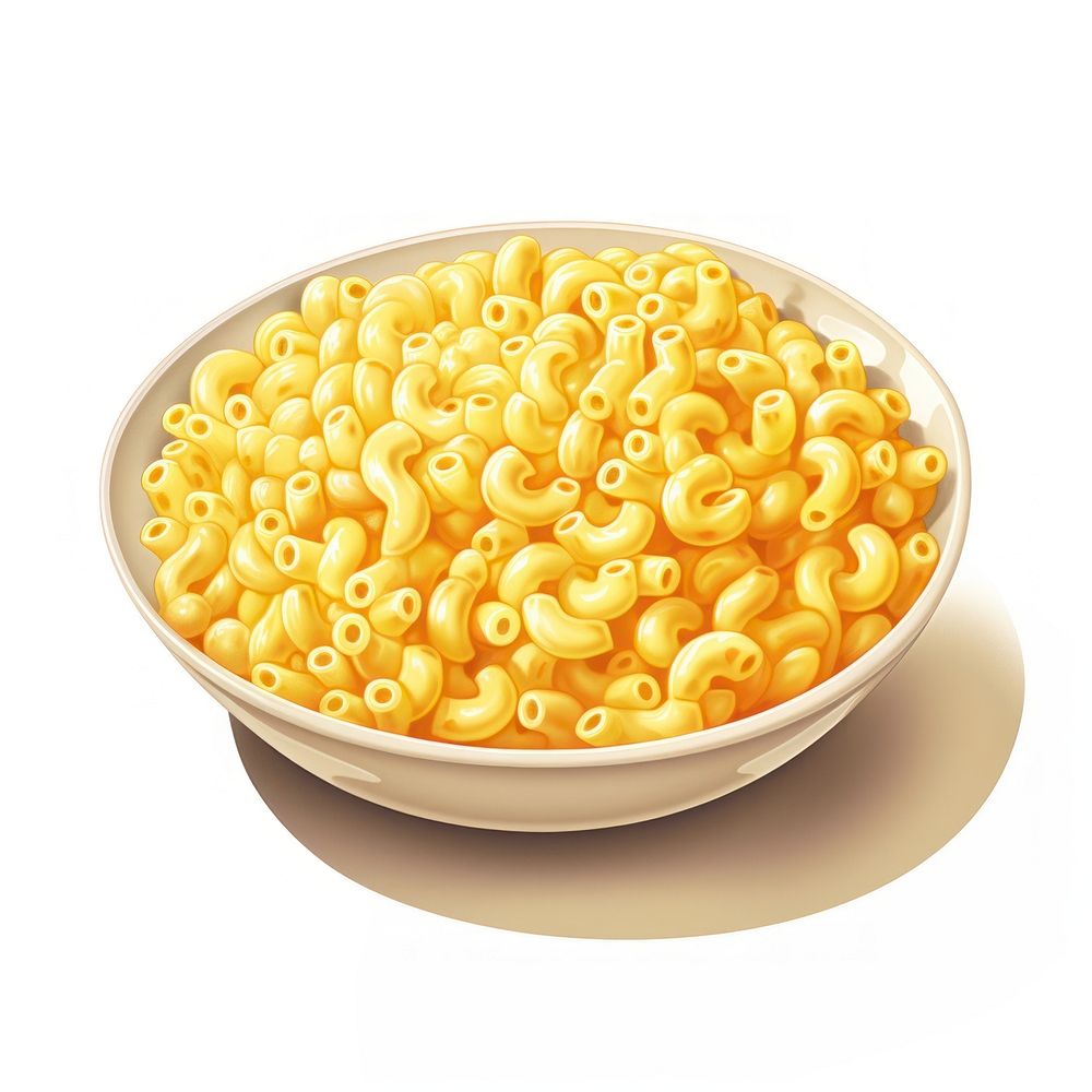 Macaroni pasta food white background. | Premium Photo Illustration ...