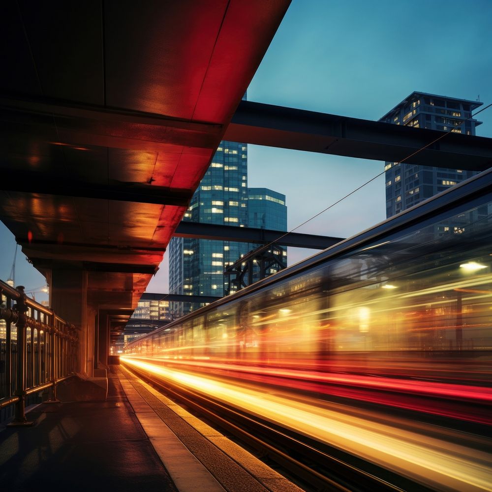 Metro line city architecture cityscape | Premium Photo - rawpixel