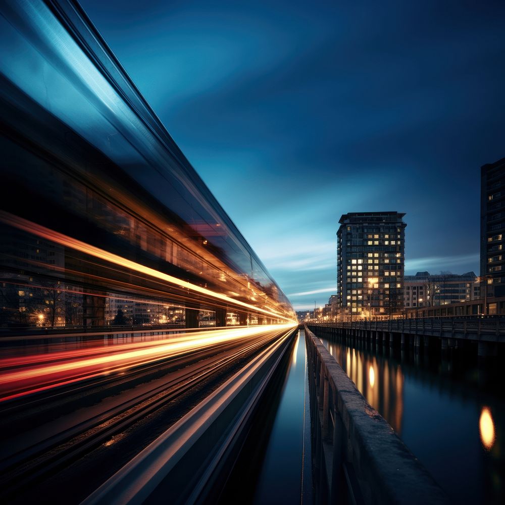 Metro line city architecture metropolis. | Premium Photo - rawpixel