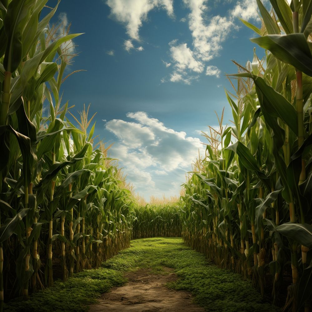 Corn farm agriculture outdoors nature | Free Photo - rawpixel