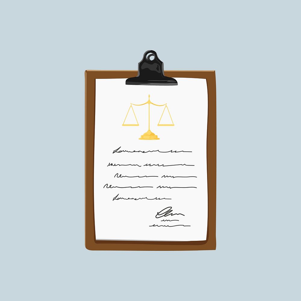 Legal paper, aesthetic illustration, design | Free Photo Illustration ...