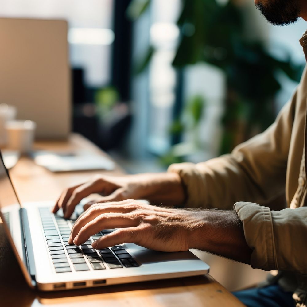 Keyboard computer laptop typing. AI | Free Photo - rawpixel
