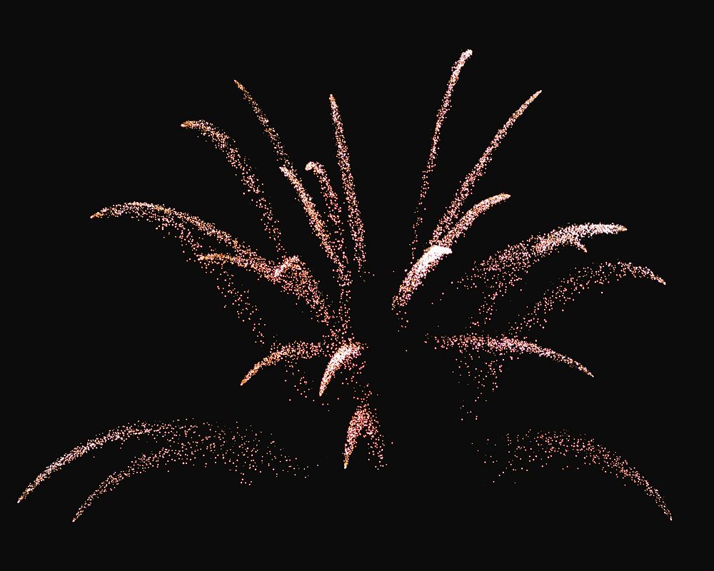 Red firework celebration collage element | Premium PSD - rawpixel