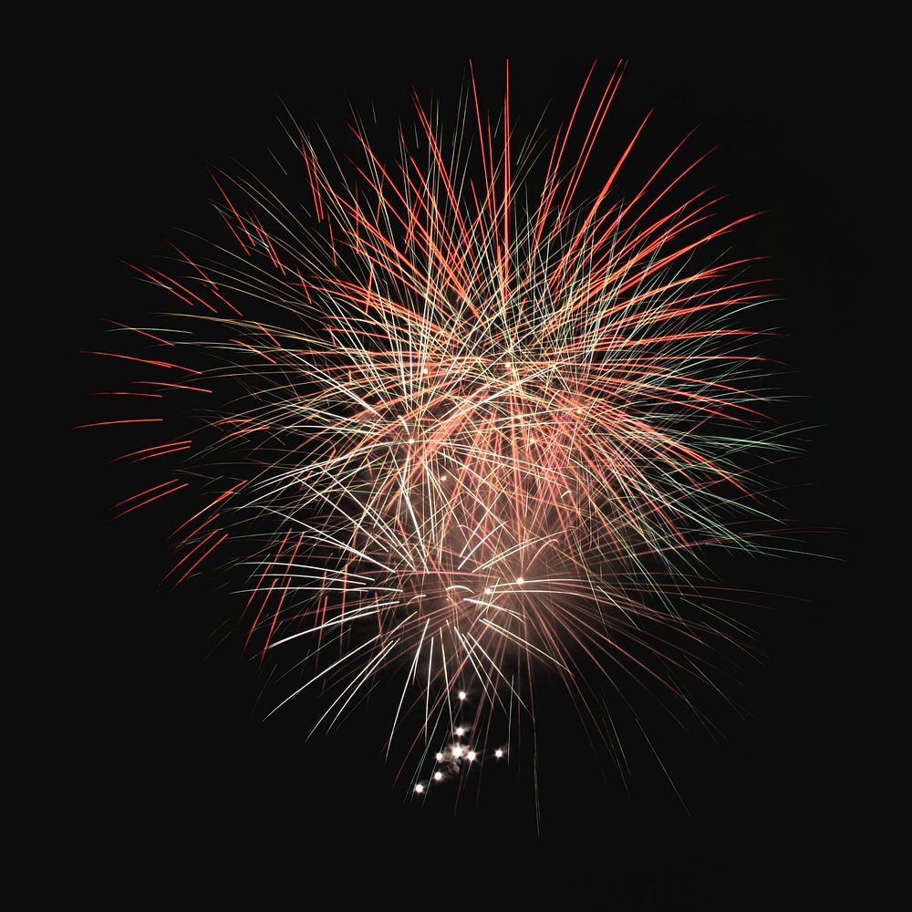 Red firework celebration, isolated image | Free Photo - rawpixel