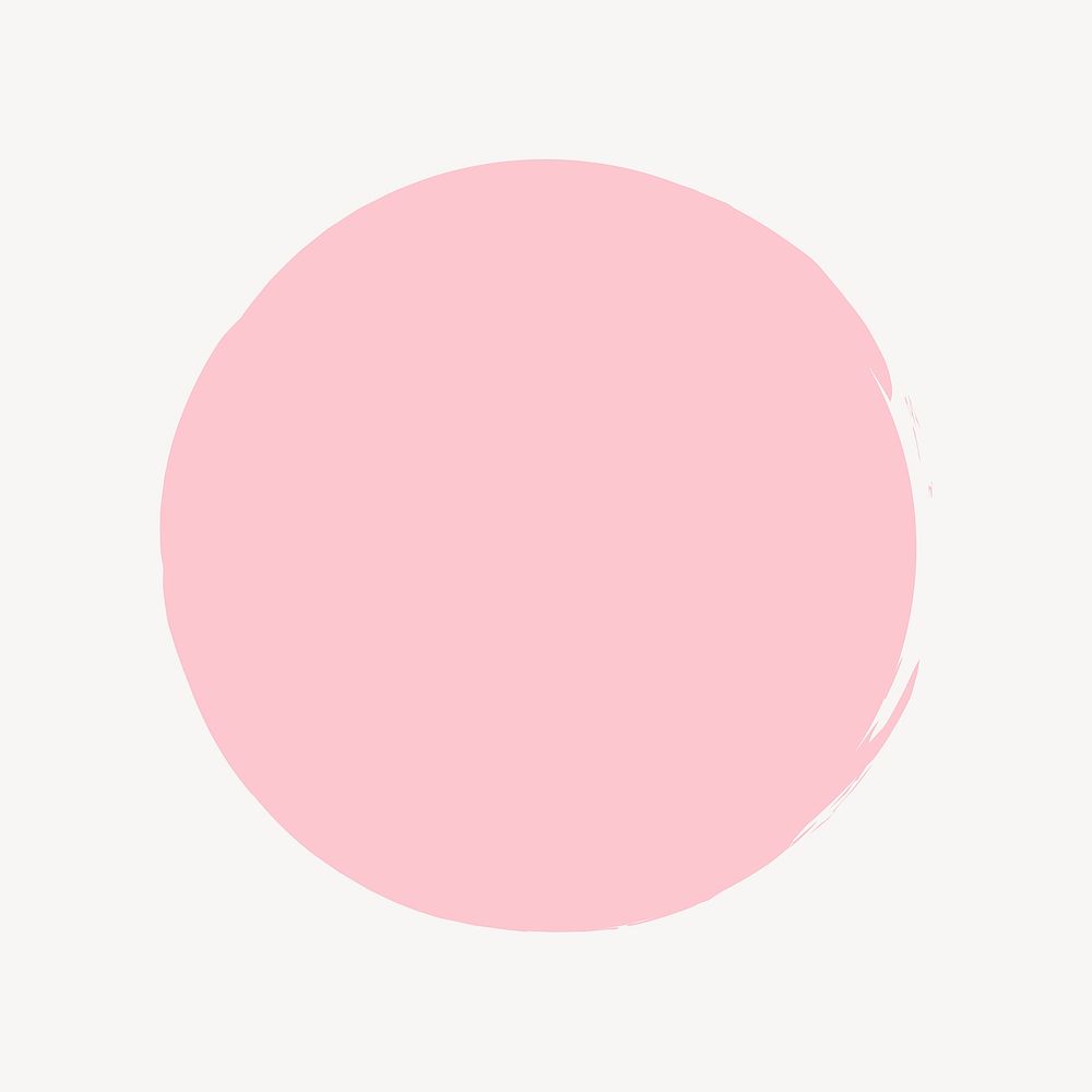 Pink circle shape vector | Premium Vector - rawpixel