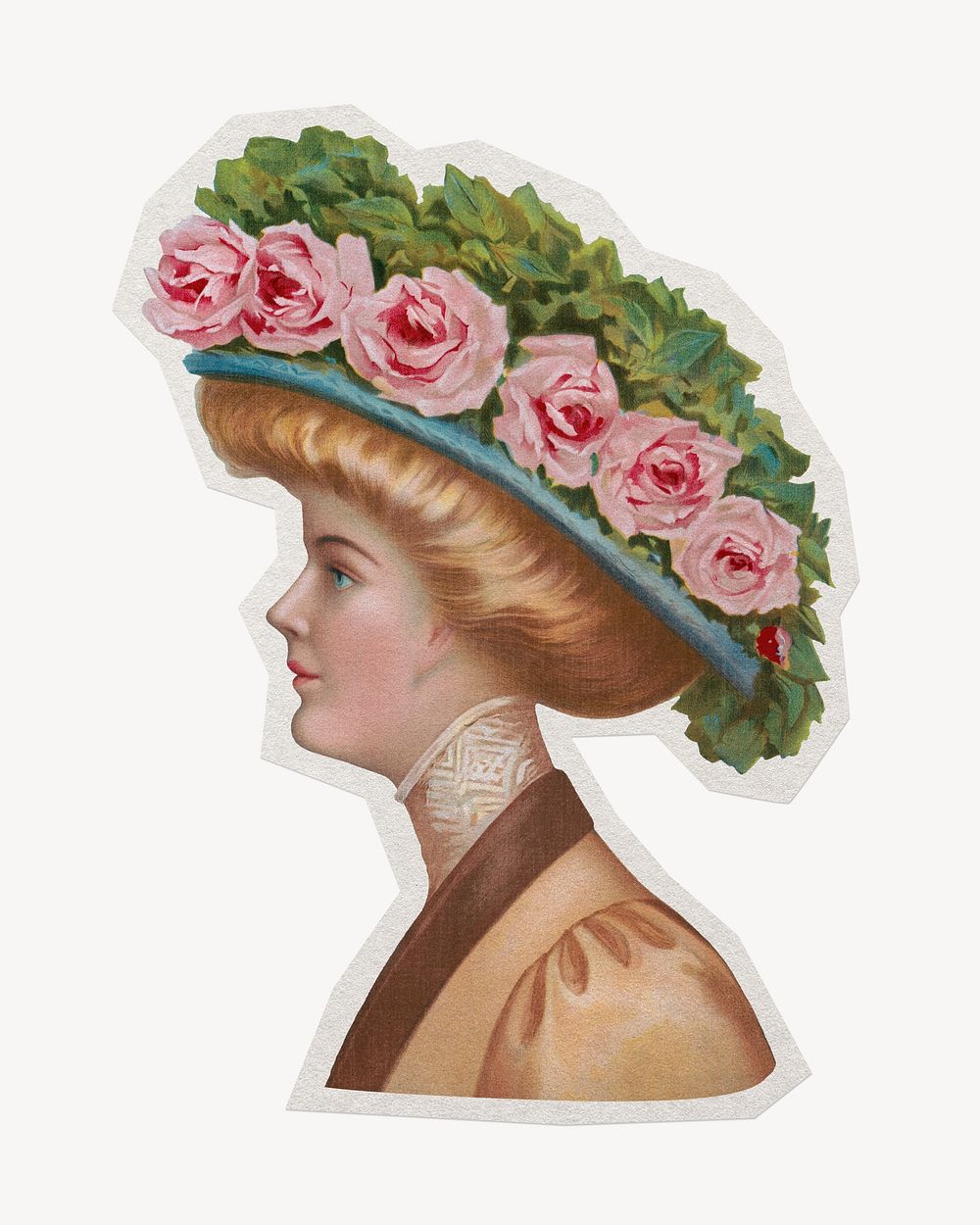 Aesthetic vintage woman paper cut | Free Photo - rawpixel