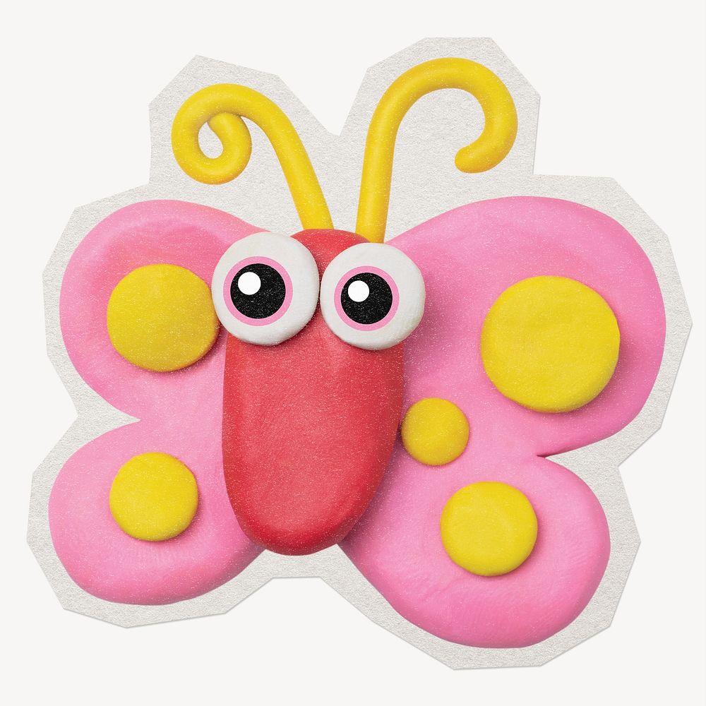 Cute butterfly paper cut isolated | Free Photo - rawpixel