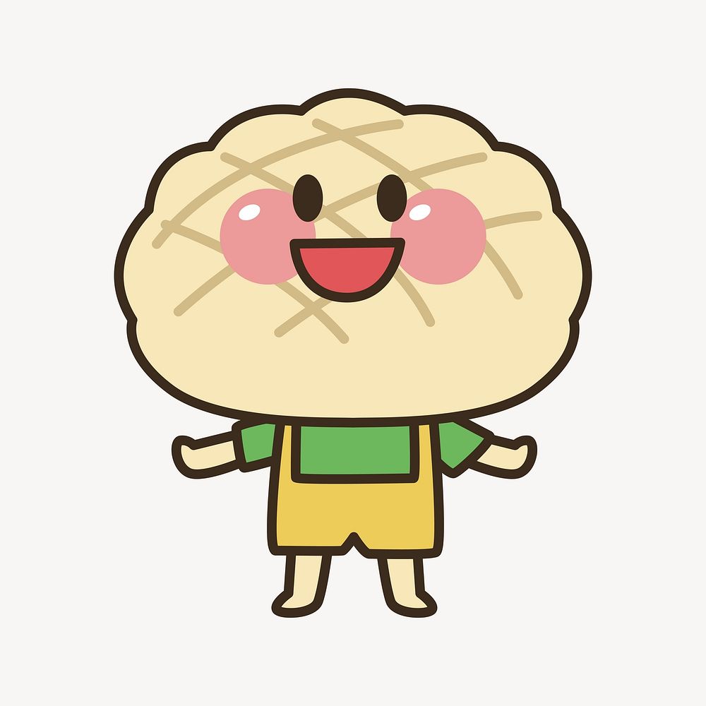 Cute bread collage element vector. | Free Vector - rawpixel