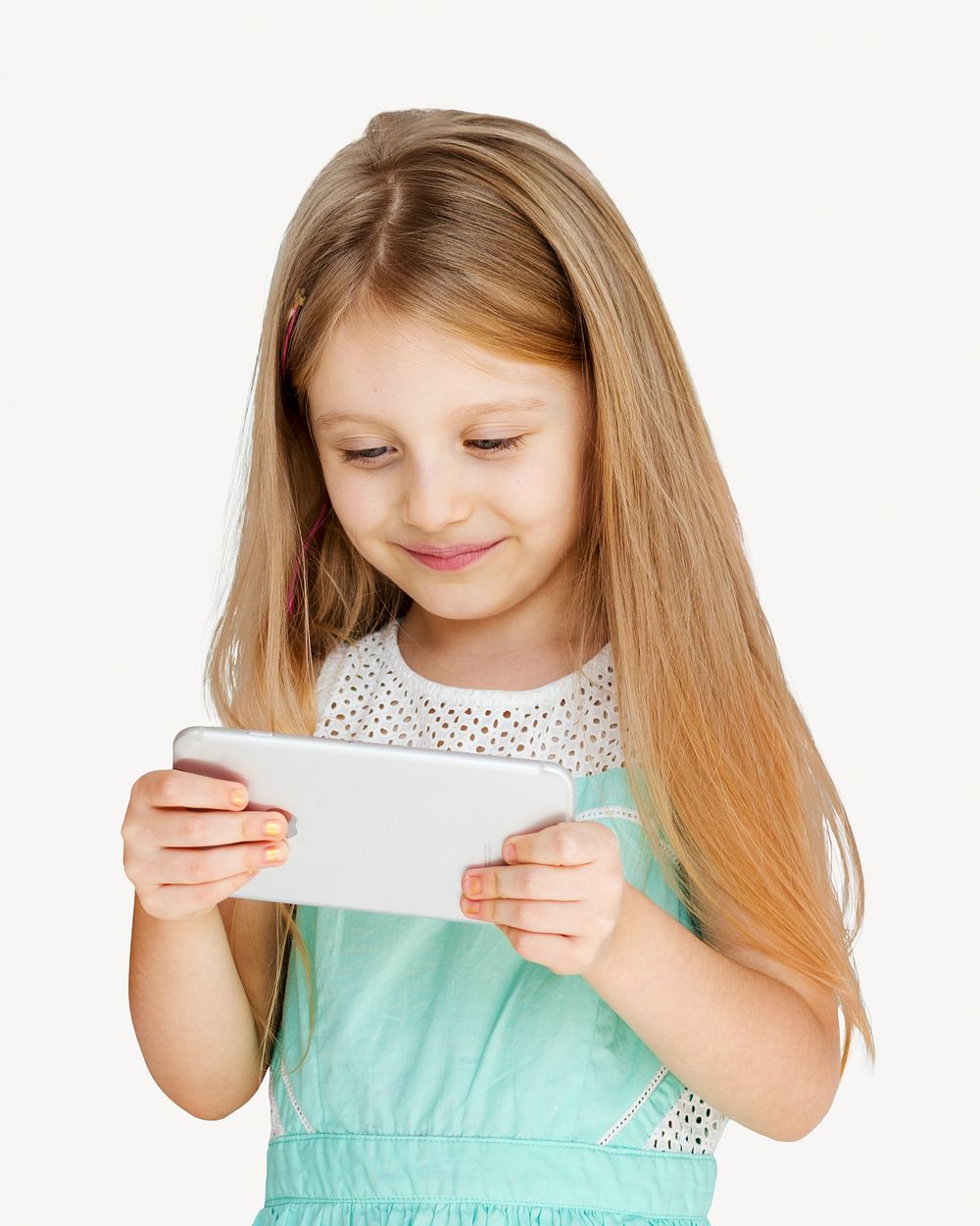 Girl playing phone isolated design | Premium Photo - rawpixel