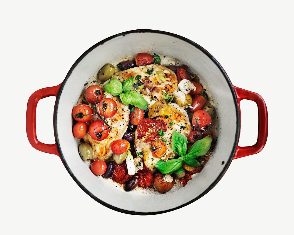 Roasted chicken food collage element | Premium PSD - rawpixel