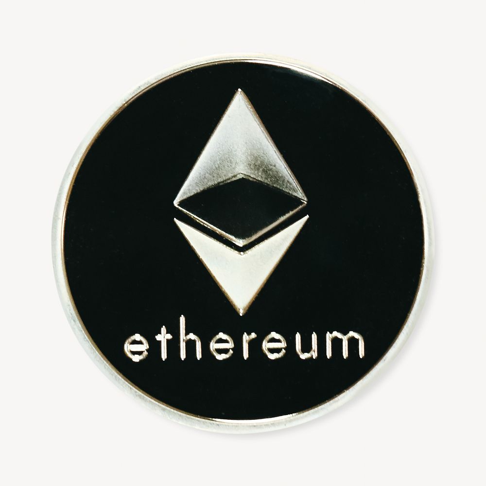 Ethereum coin collage element, isolated | Free Photo - rawpixel