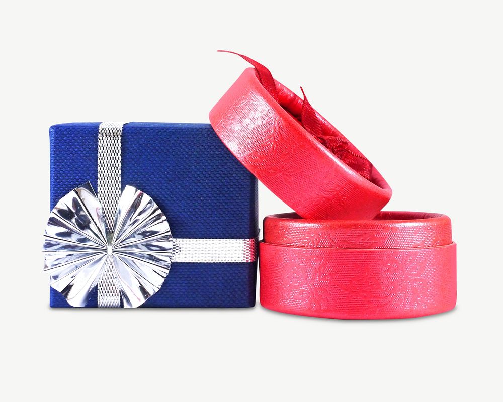 Gift box collage element psd | Free PSD - rawpixel