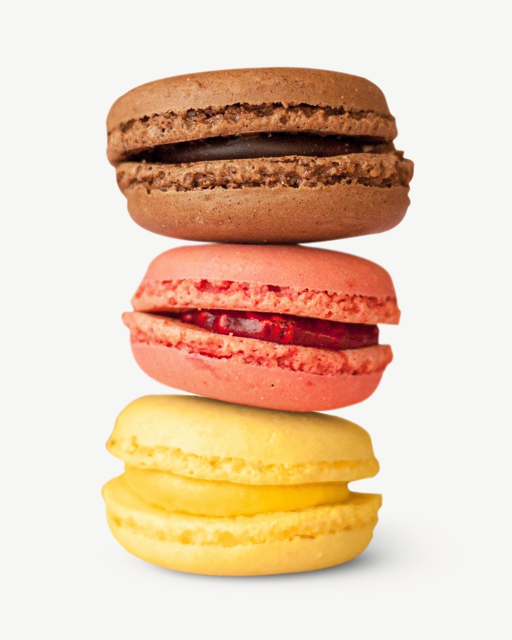 Colorful macaroons dessert collage element | Premium PSD - rawpixel