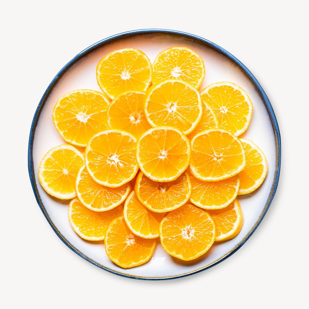 Mandarin slices isolated design | Free Photo - rawpixel