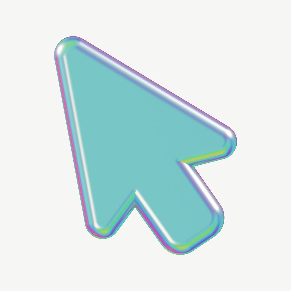 Metallic arrow, 3D mouse cursor | Premium PSD - rawpixel