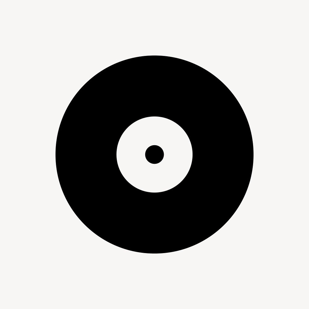 Black vinyl record flat icon | Premium Photo - rawpixel