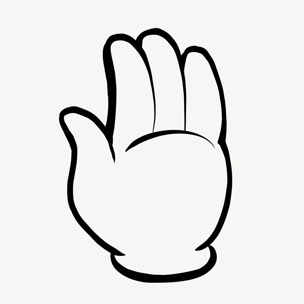 Stop hand sign, cartoon collage | Premium PSD - rawpixel