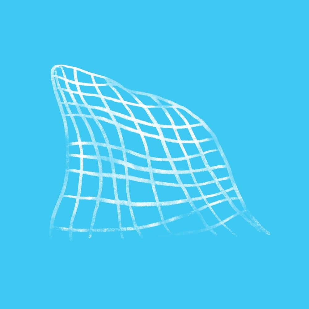 Fishing net, aesthetic paint illustration | Free Photo Illustration ...