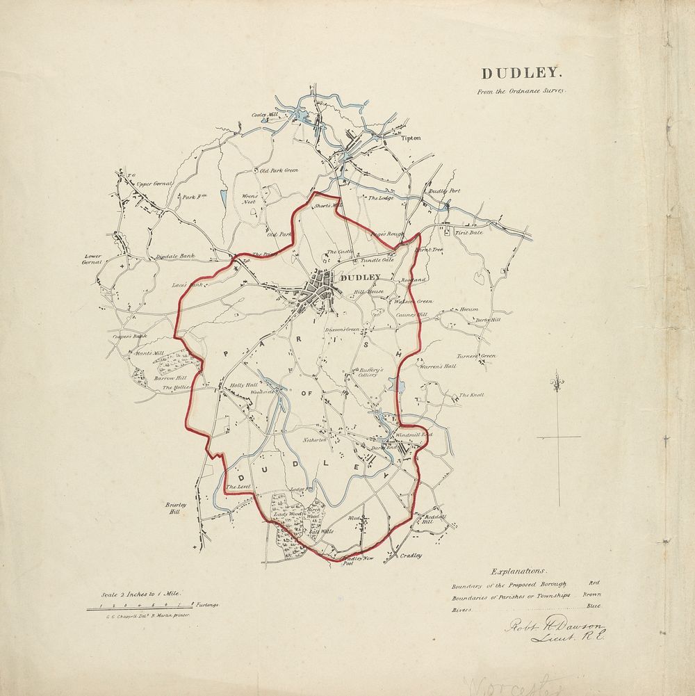 Map of Dudley in Worcestershire | Free Photo - rawpixel