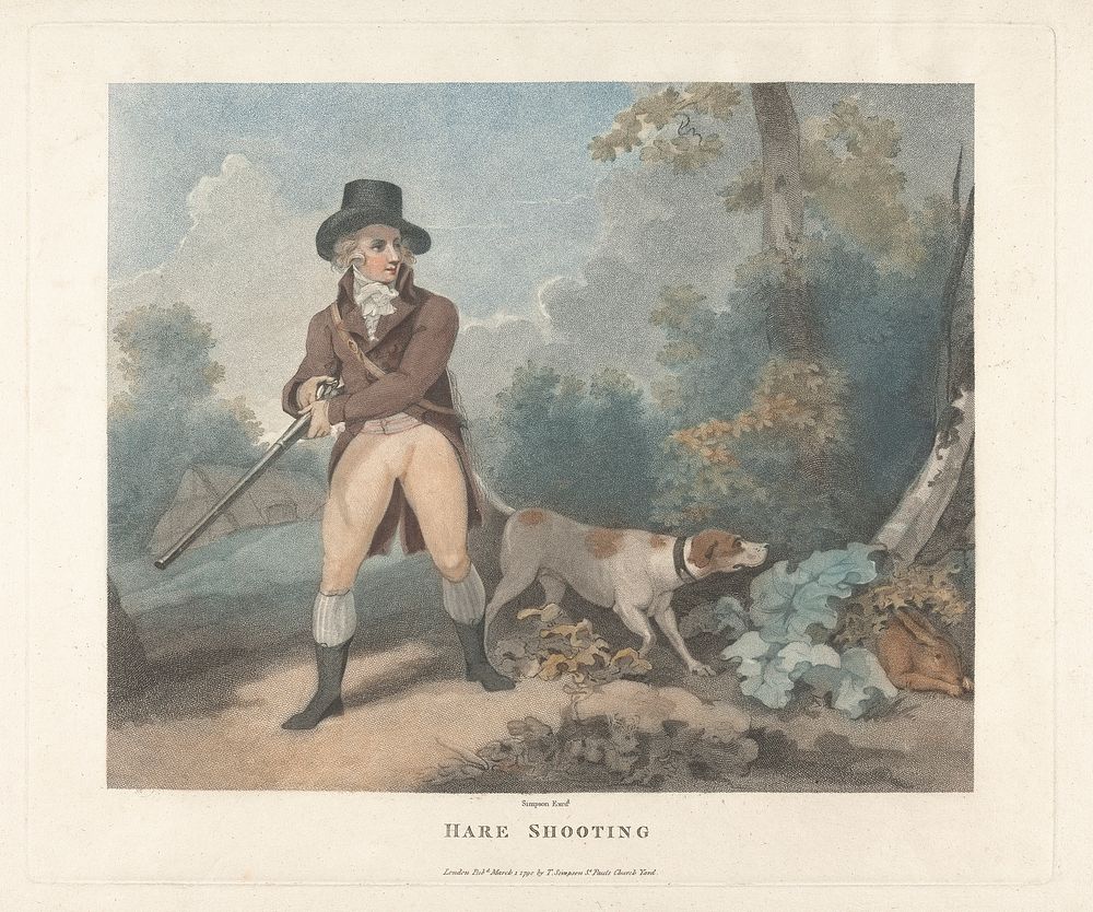 Set four: 1. Hare Shooting | Free Photo - rawpixel