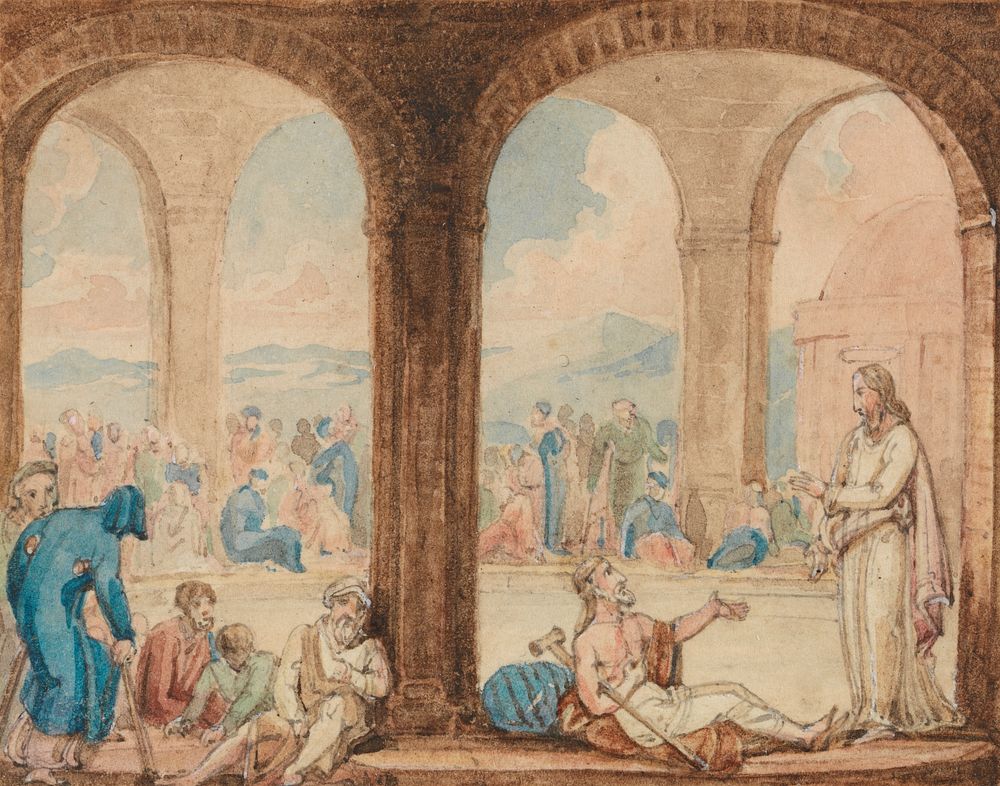 Pool Bethesda, attributed John Martin | Free Photo - rawpixel